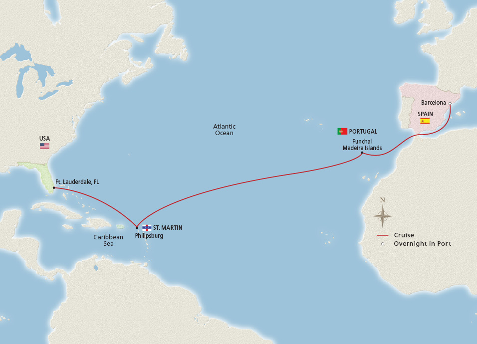Atlantic Crossing Ocean Cruise Overview