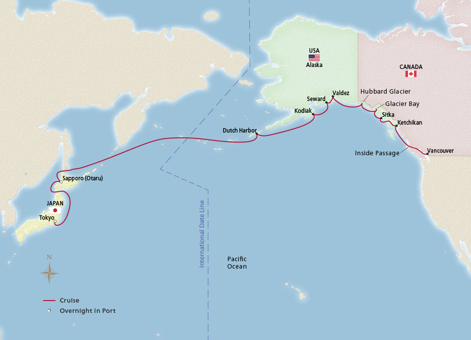 North Pacific Passage - Cruise Overview