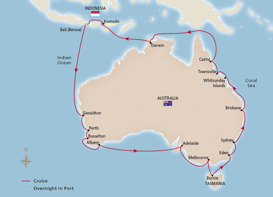 Grand Australia Circumnavigation Cruises with Viking® | Roundtrip Sydney